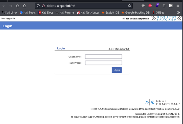 HTB Keeper Walkthrough
